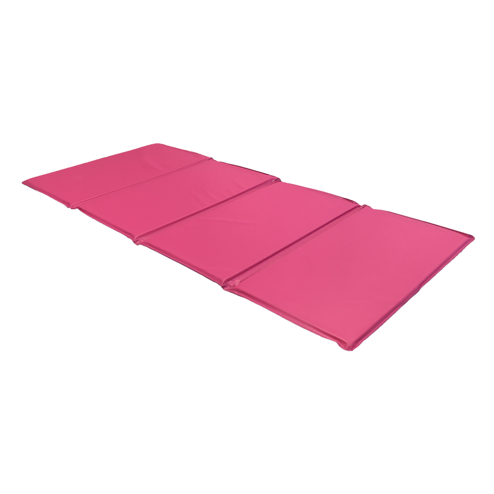 3/4" TODDLER KINDERMAT - PINK/BLUE WITH PILLOW SECTION